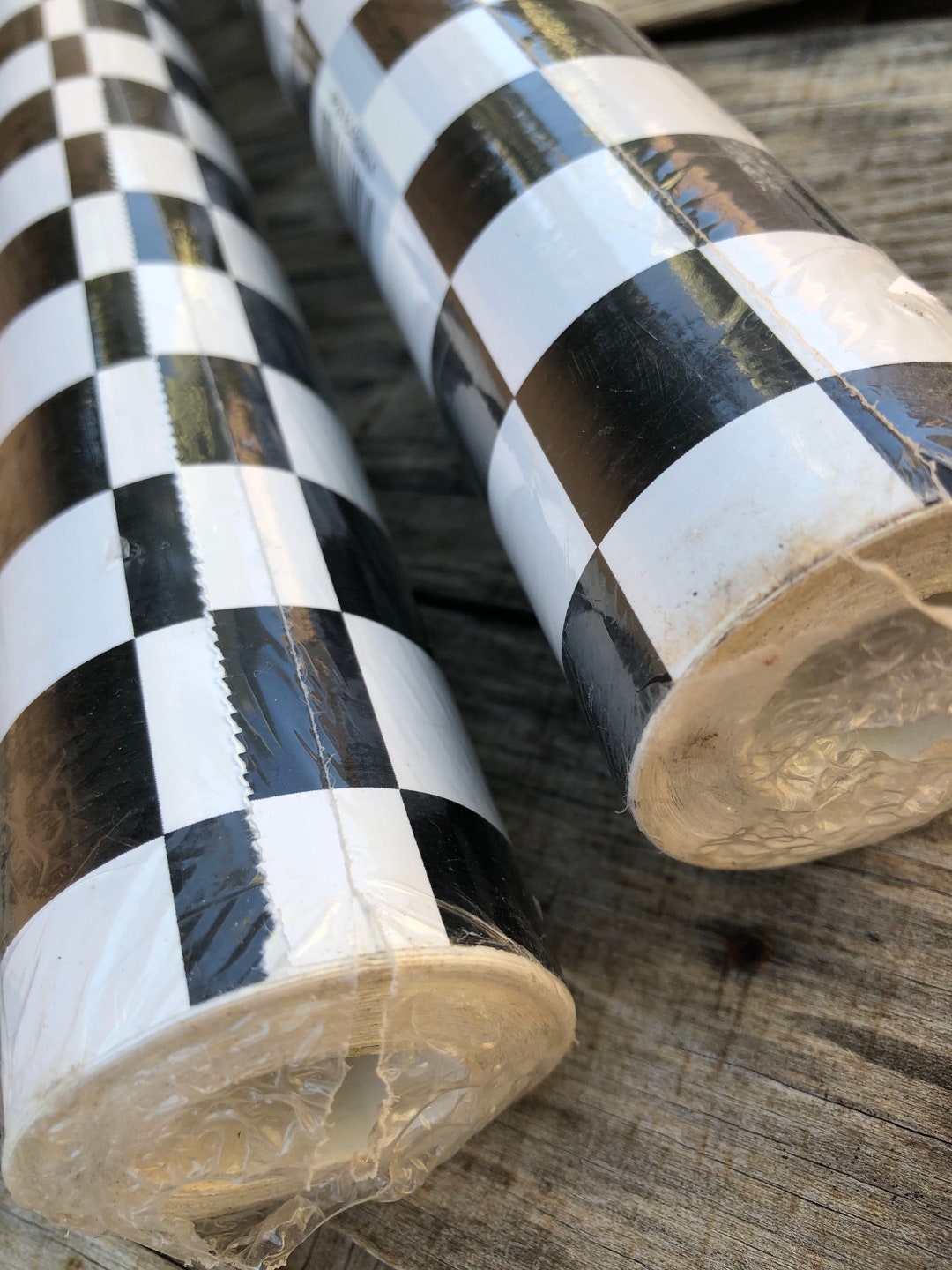 Vintage Checkerboard Contact Paper, 90s Black White Check Graphic ...
