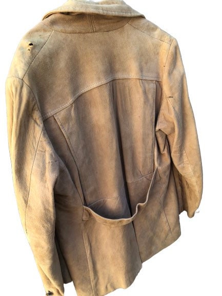 Vintage Suede Car Coat Mod Campus Coat Suede Car Coat by Vaughn at ...