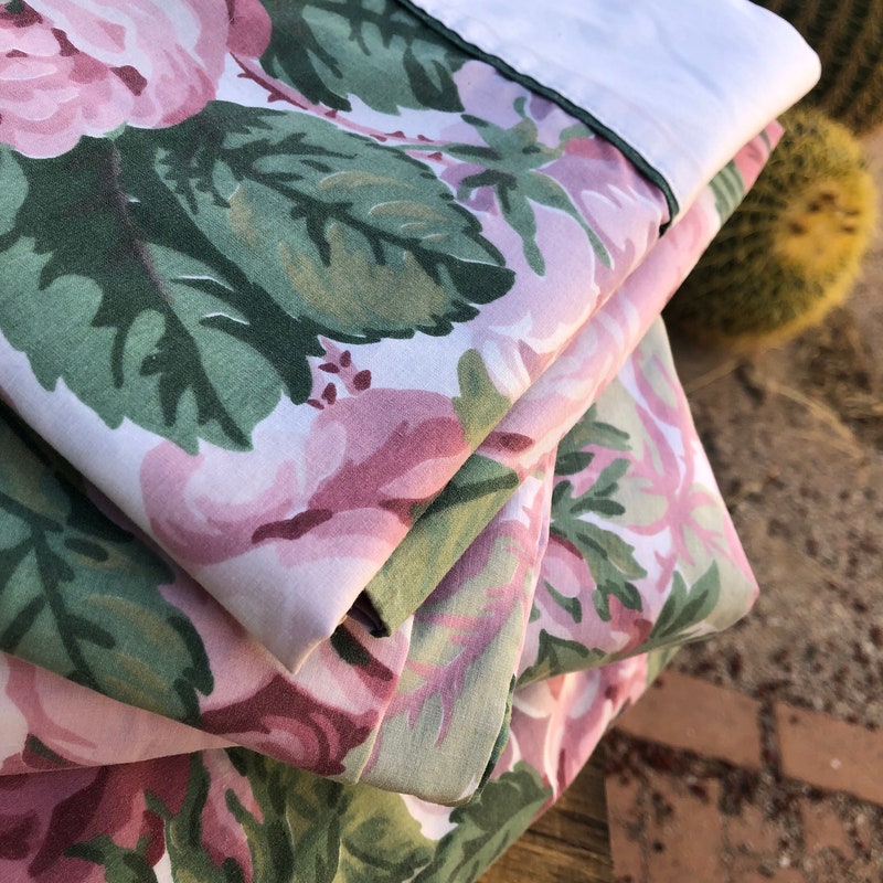 Cabbage & Roses Bedding - Etsy