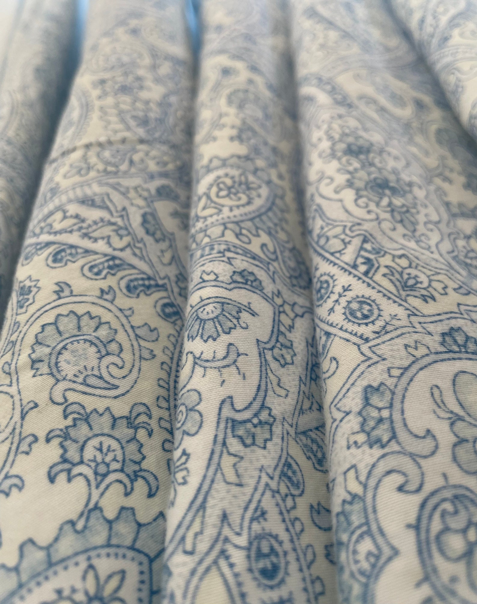 Vintage Ralph Lauren Paisley Double Sheet Set, Blue Paisley Pattern RL ...