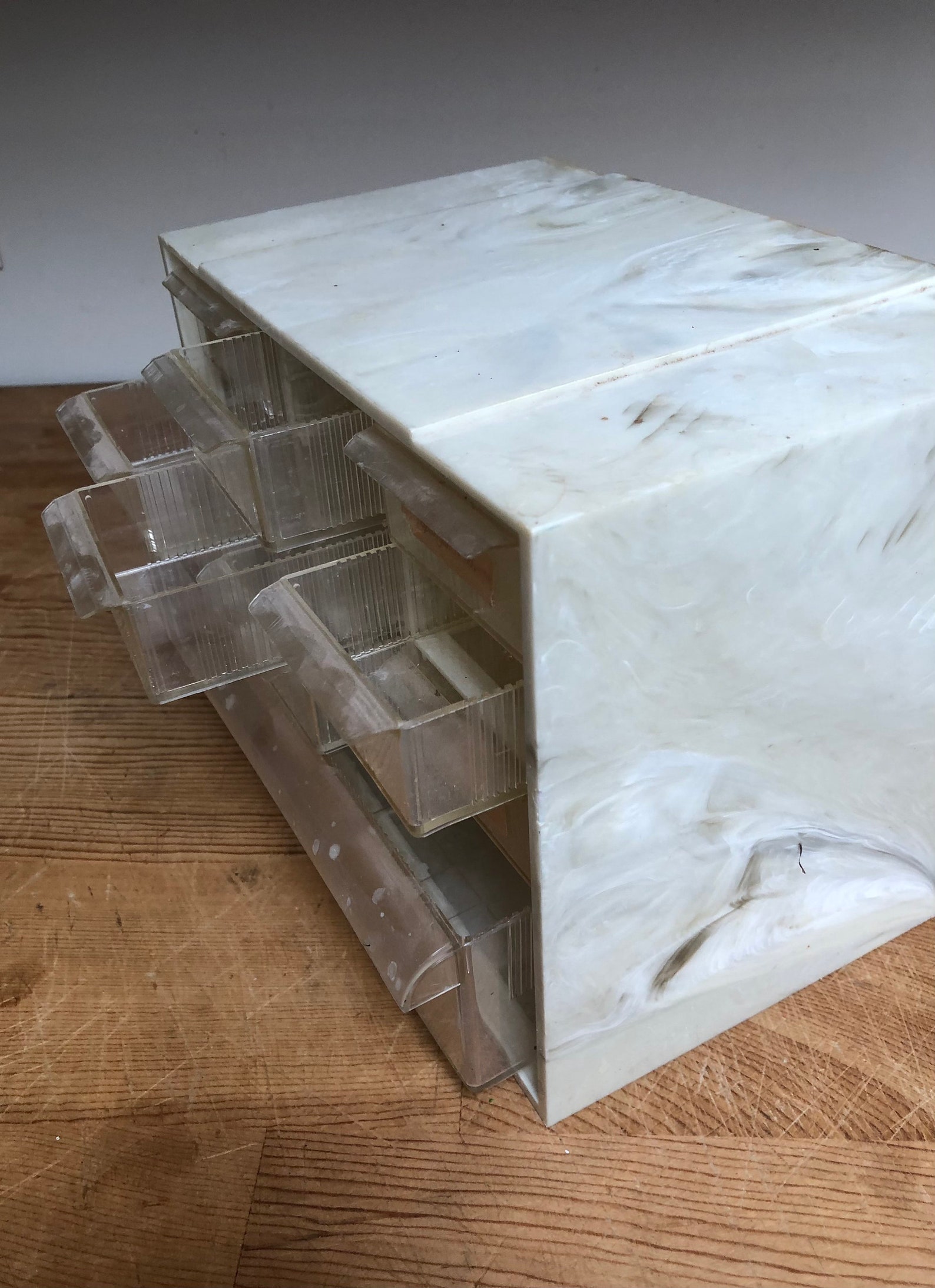 Mod Storage Caddy Akro Mils Trinket Box Jewelry Tchotchke Storage 80s ...