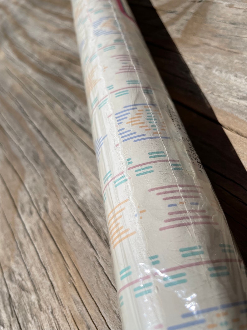 Vintage Southwestern Contact Paper 80s Crosshatch STYLE Striped Diamond ...