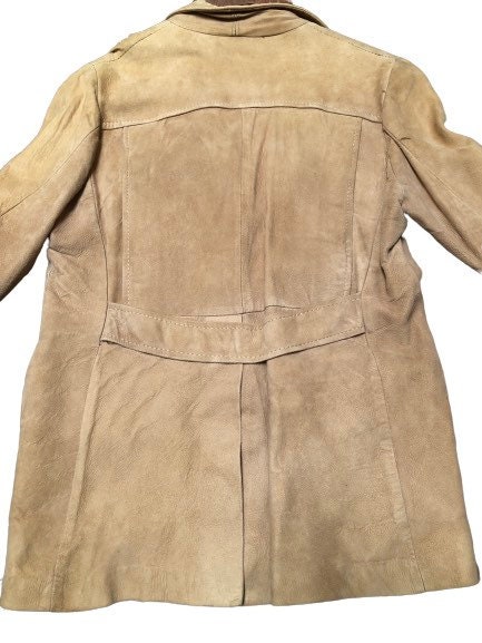 Vintage Suede Car Coat Mod Campus Coat Suede Car Coat by Vaughn at ...
