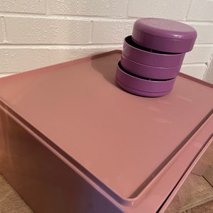 Vintage Plastic Drawer File Box Singular Storage Box Space Age ...