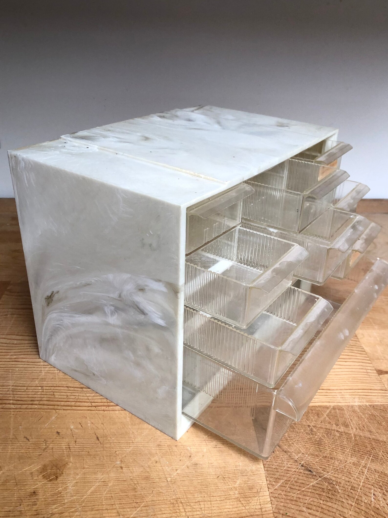 Mod Storage Caddy Akro Mils Trinket Box Jewelry Tchotchke Storage 80s ...