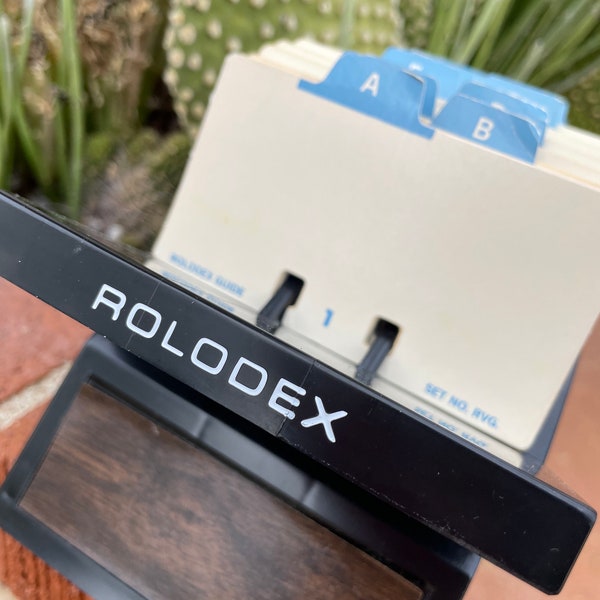Large Rolodex - Etsy