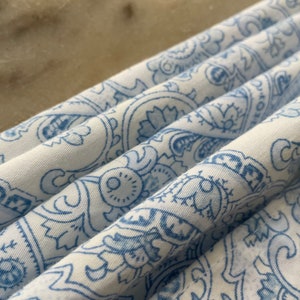 Vintage Ralph Lauren Paisley Double Sheet Set Blue Paisley Pattern RL ...