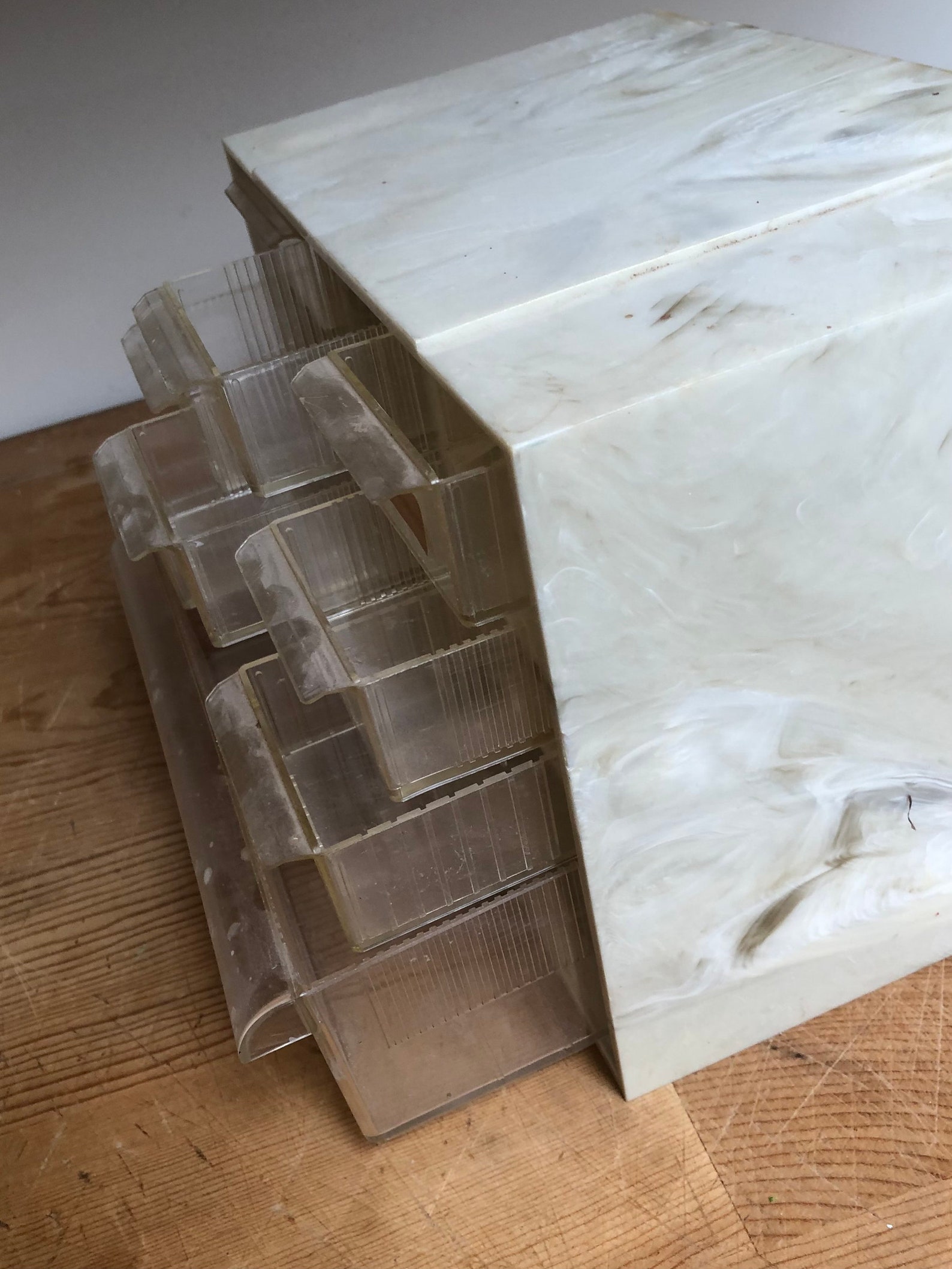 Mod Storage Caddy Akro Mils Trinket Box Jewelry Tchotchke Storage 80s ...