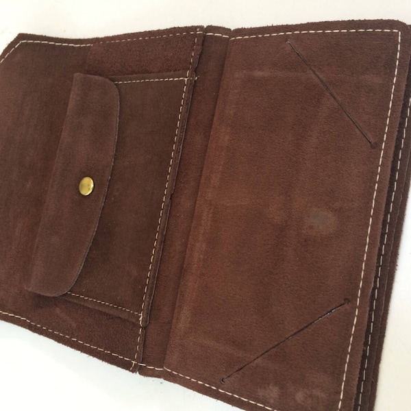 Suede Wallet - Etsy