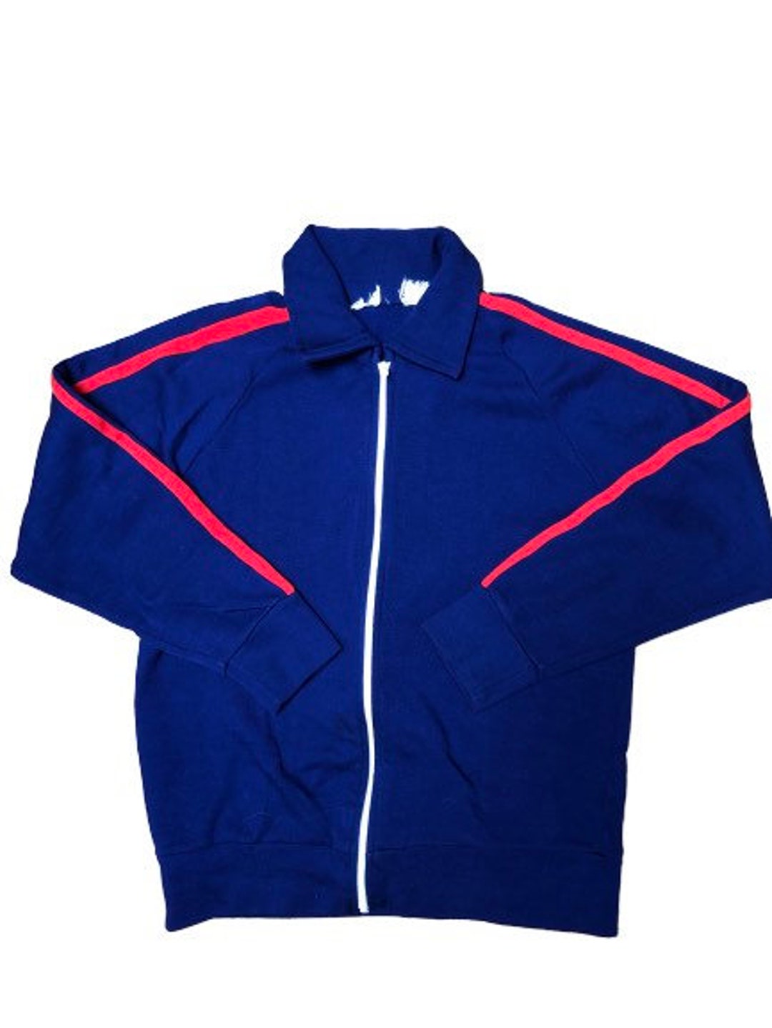 Vintage Track Jacket 70s Warm up Jacket Mod Stripe Athleisure Tennis ...