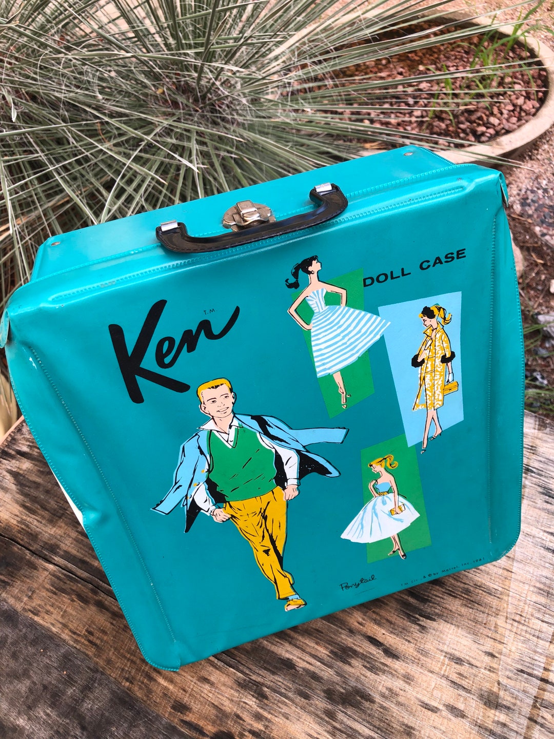 Vintage Ken Doll Case 60s Mod Pretend Play Fashion Doll Barbie Dolls ...