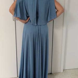 Vintage Angel Wing Grecian Gown 70's Goddess Gown Formal Dress Boho ...