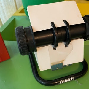 Vintage Rolodex Mod 70s File Storage Rolodex Card Stock A to Z ...