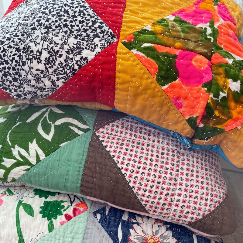 Patchwork Pillows - Etsy