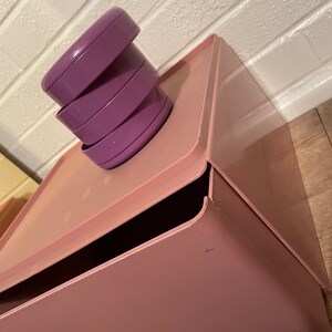 Vintage Plastic Drawer File Box Singular Storage Box Space Age ...