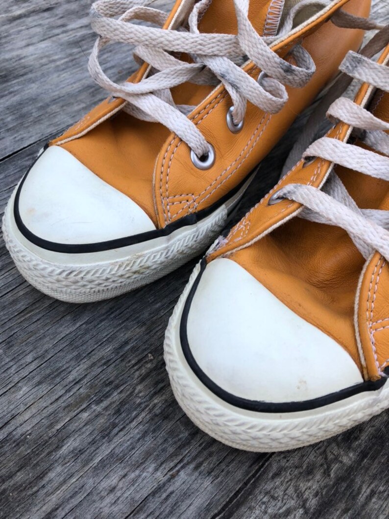 Vintage Converse Hi Tops 90s/00s All Stars Leather Converse - Etsy