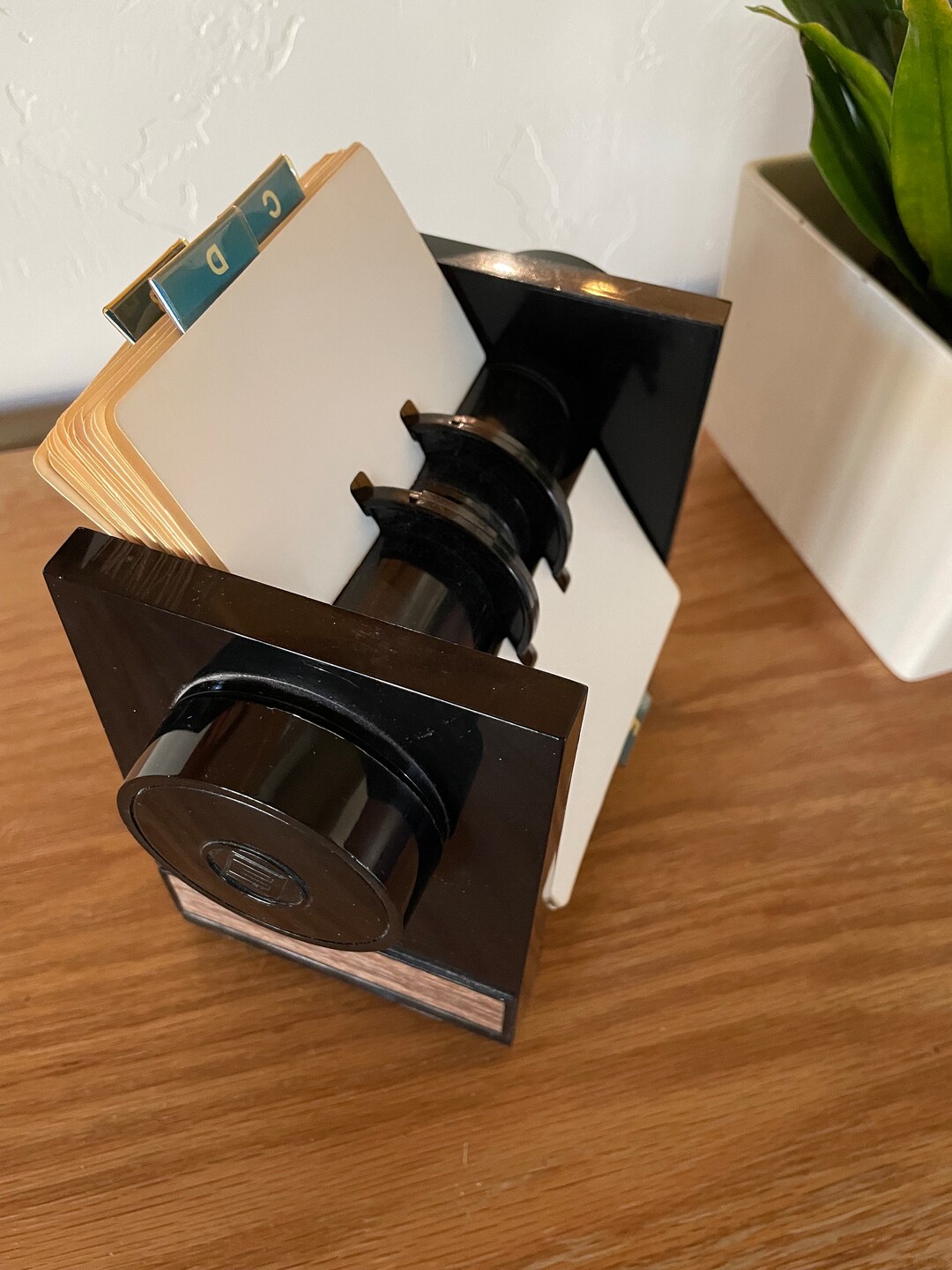 Vintage Rolodex STYLE 80s File Storage Mod Alphabetical ...
