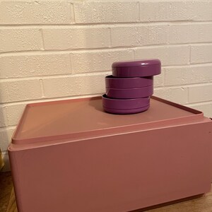 Vintage Plastic Drawer File Box Singular Storage Box Space Age ...