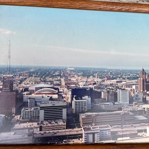 Vintage Milwaukee Wisconsin Photoboard Downtown Architectural Aerial ...