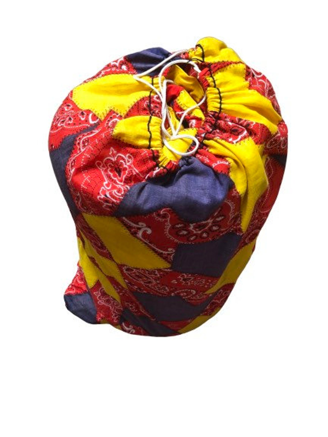 Vintage Patchwork Sleeping Bag, Hippie Zip up Cabin Blanket Camping ...