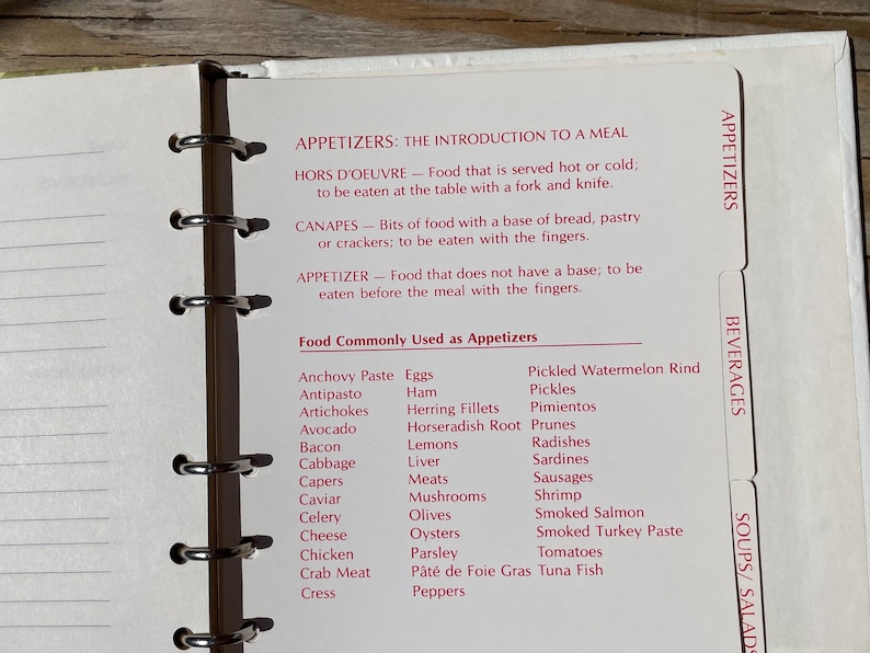 Vintage Hallmark Recipe Book, Collectible Recipe File Book “in My ...