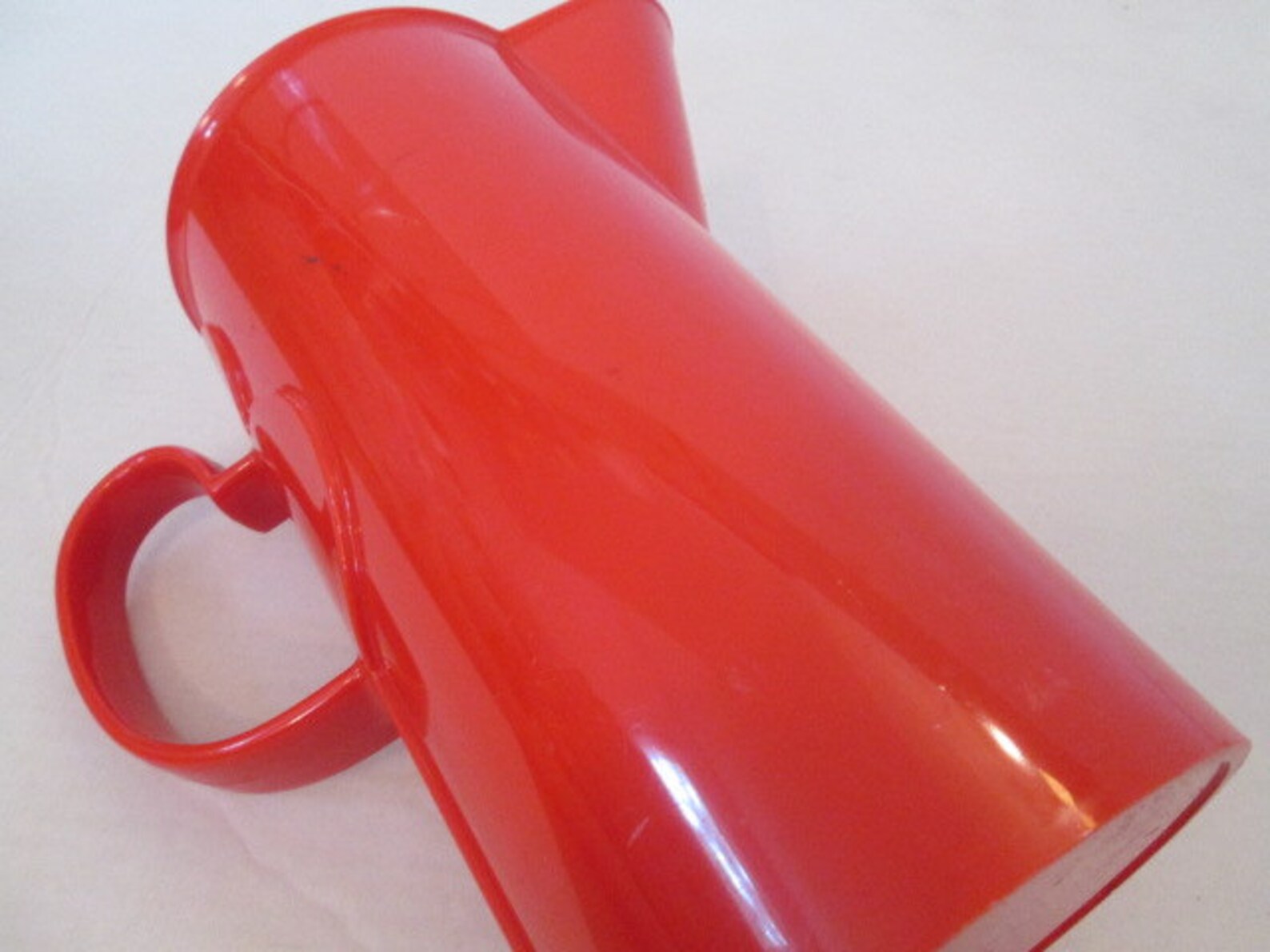 Vintage Dansk Melamine Pitcher Red Picnic Ware Camping Gear Gourmet ...