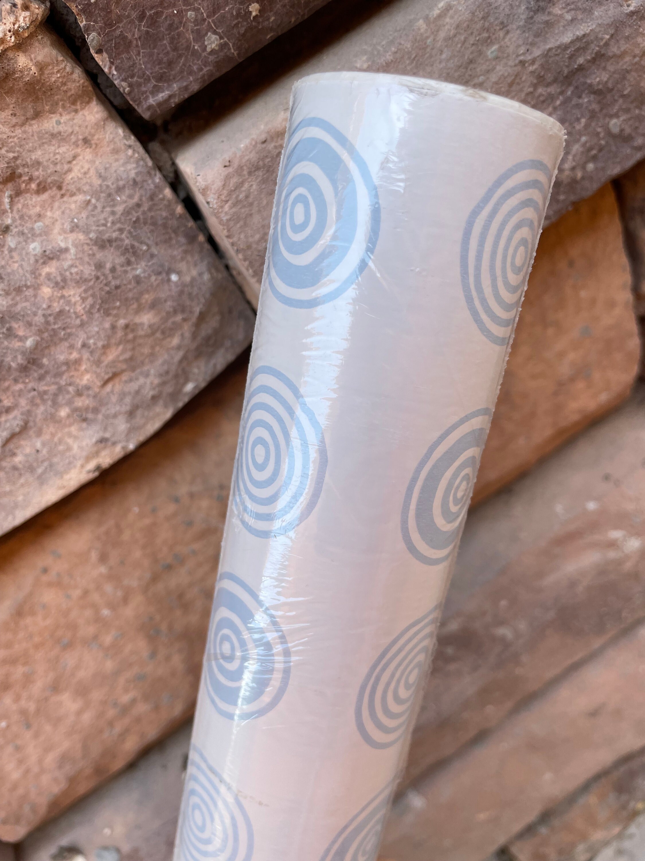 Vintage Circle Graphic Contact Paper Light Blue Bullseye - Etsy