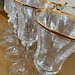 Vintage Mikasa Jamestown Gold Wine Goblets Set of 10 Crystal Gold Replacement Crystal Stemware ...