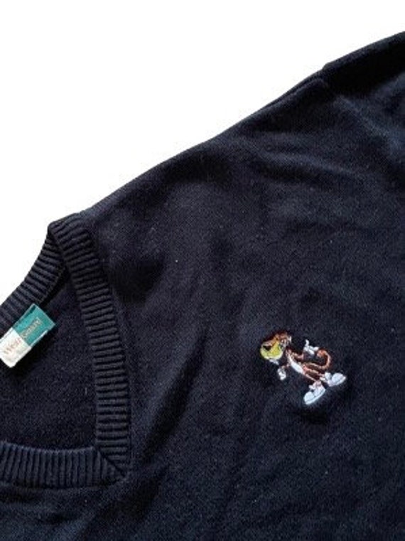 Vintage Chester Cheetah Cheetos graphic logo sweater … - Gem