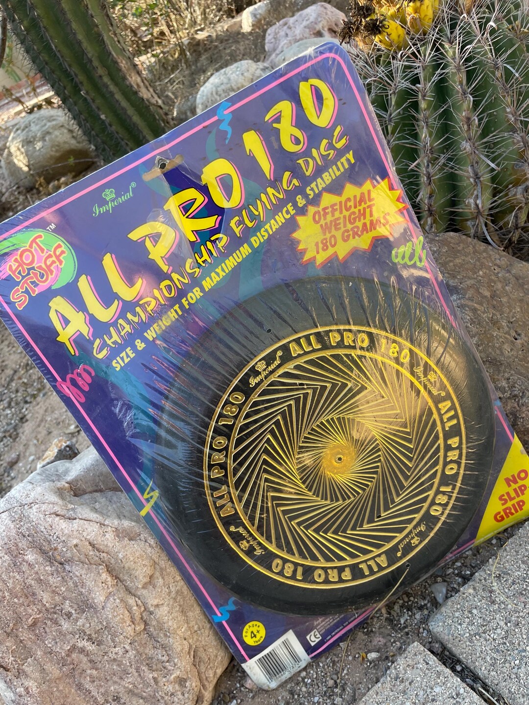 Vintage Imperial Flying Disk All Pro Frisbee 190 Championship Black and ...