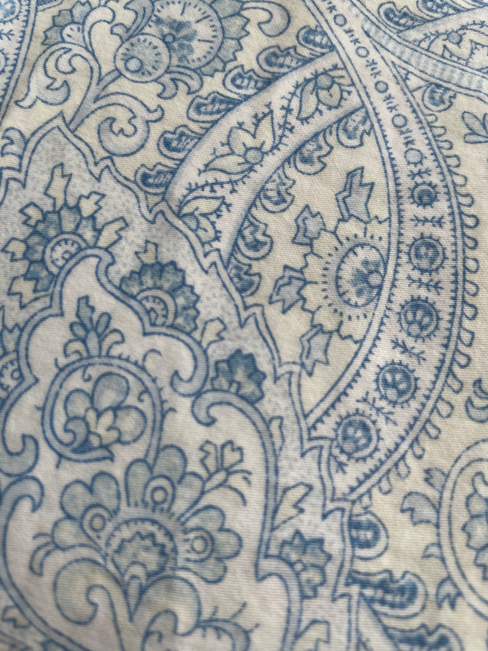 Vintage Ralph Lauren Paisley Double Sheet Set, Blue Paisley Pattern RL ...
