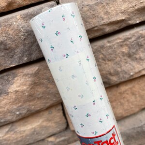 Vintage Rose Contact Paper Cottage Rose Drawer Liner Pink Rosebud Self ...