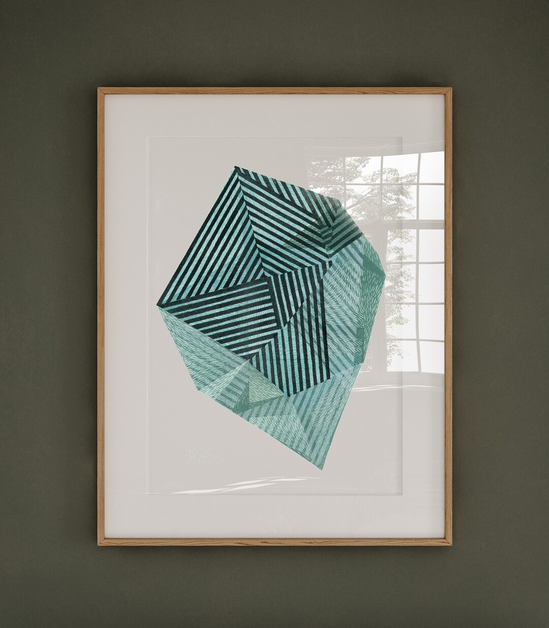 Geometric Art Print, Office Wall Art, Abstract Geometry Wall Art, Fresh ...