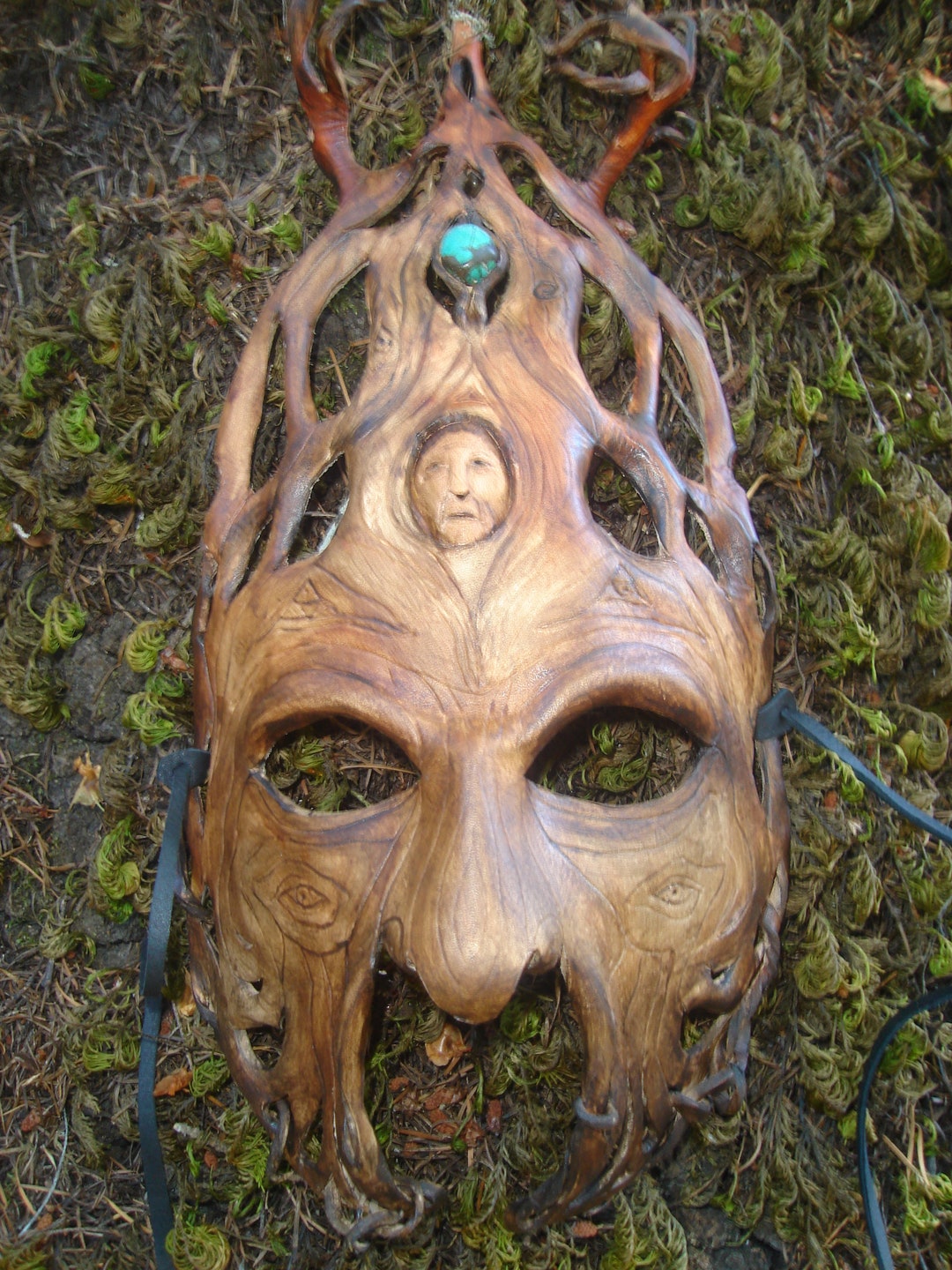 Druid Shaman Mask - Etsy