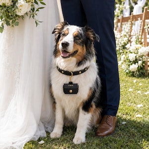 Personalized Dog Ring Bearer Pouch, Custom Pet Ring Holder, Pet Wedding ...