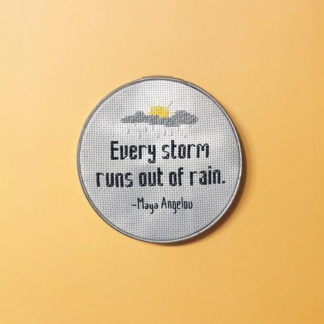 Every Storm Cross Stitch Pattern - Etsy