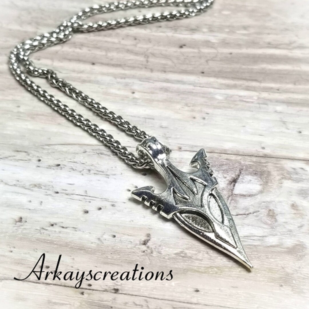 Silver Arrowhead Necklace, Edgy Mens Jewelry - Etsy