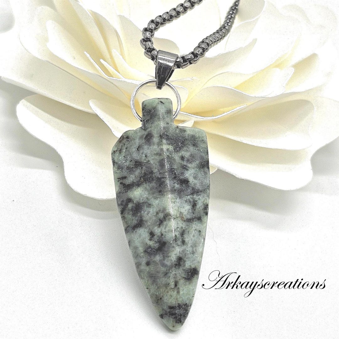 Handcrafted African Turquoise Arrowhead Necklace - Boho Chic Jewelry - Etsy