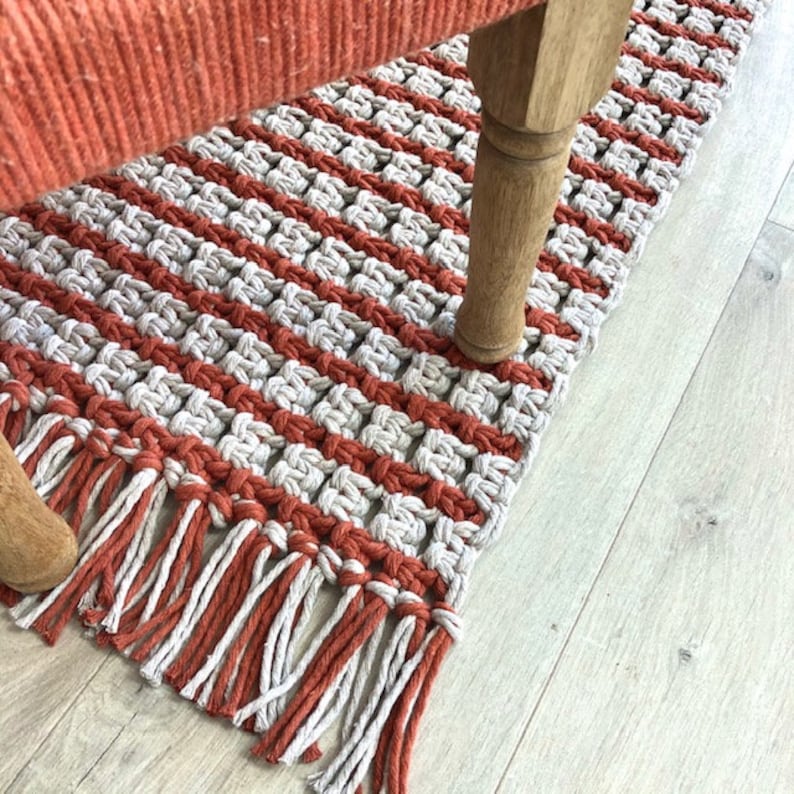 Macramé Rug Pattern Pdf - Etsy