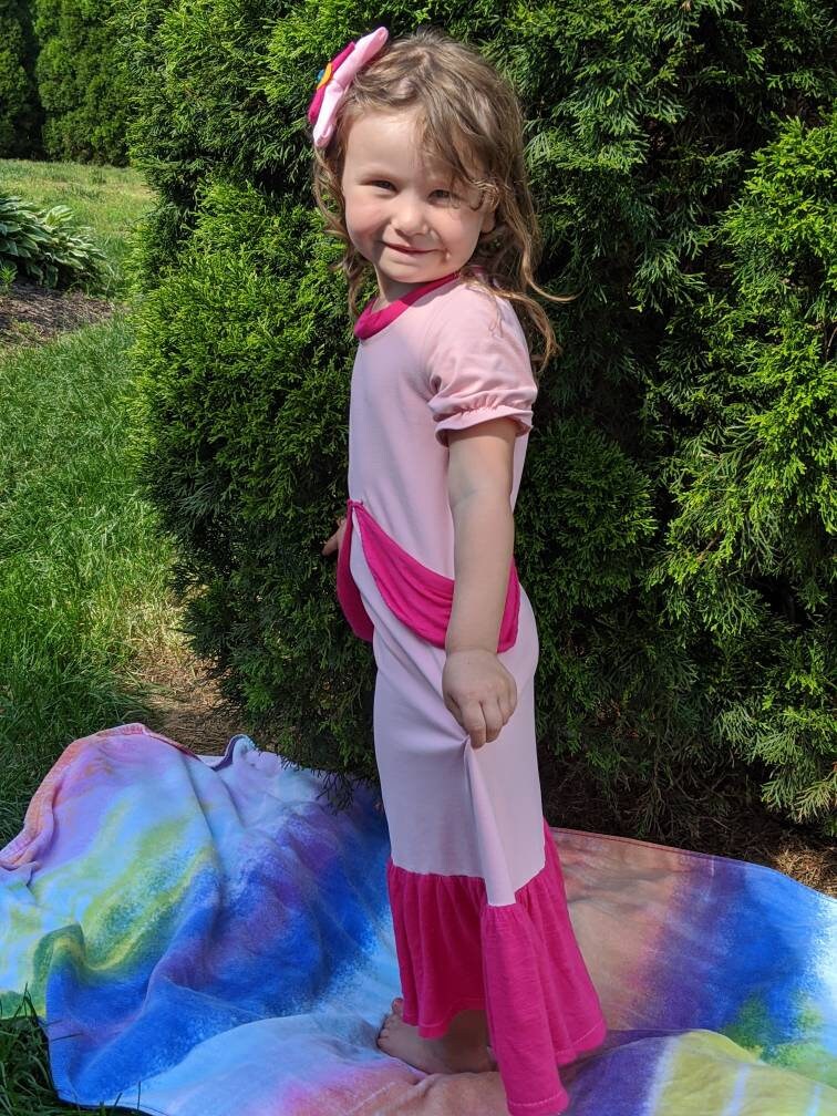 Kids Princess Peach Inspired Nightgown Play Dress Costume - Etsy