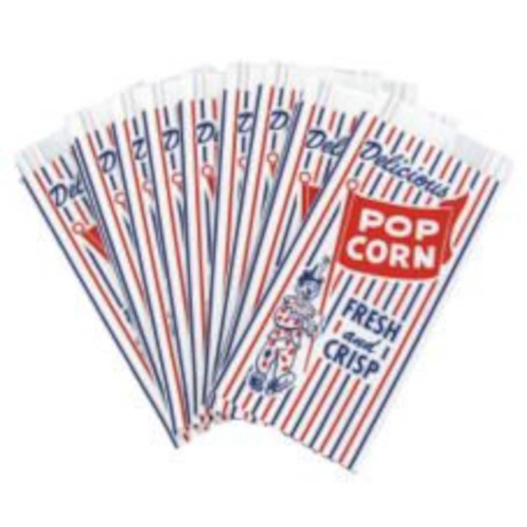 50 Clown Retro Style Circus Popcorn Bags With DIY Labels - Etsy