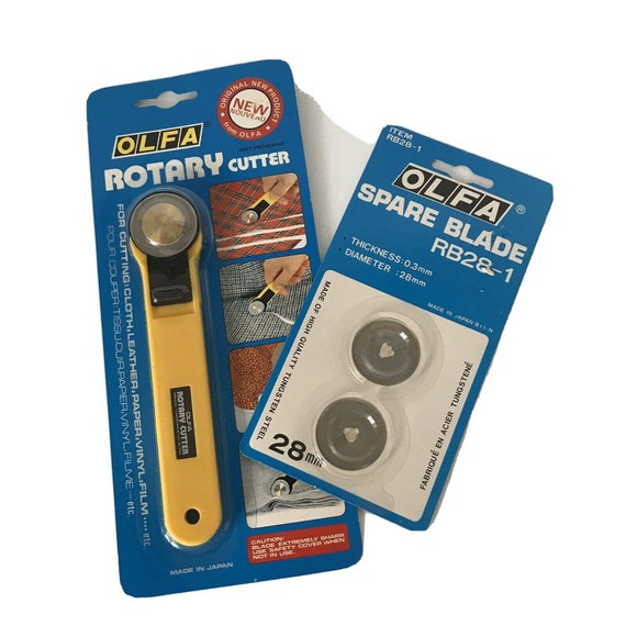 OLFA Rotary Cutter Blades RB28-2 vintage shop item ONLY 1 LEFT Craft Supplies & Tools Sewing ...