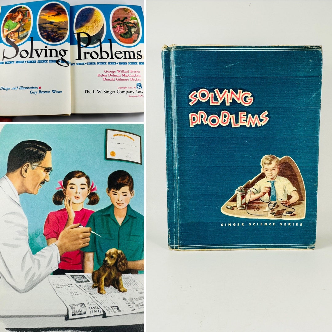 1955 Solving Problems Singer Science Series Childrens Teens Educational ...