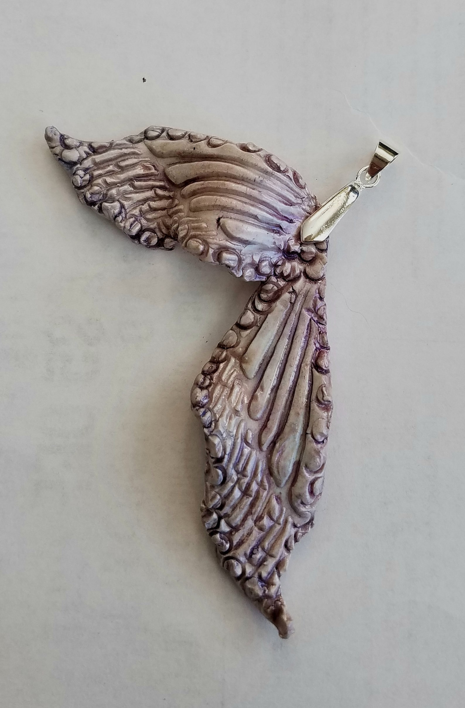 Deep Sea Mermaid Tail Pendant Necklace Handmade One of a Kind | Etsy