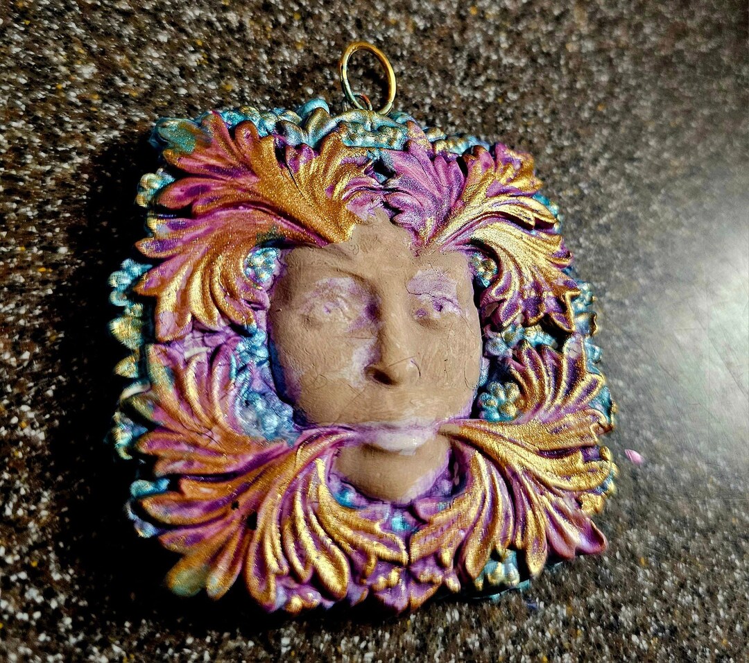 Forest Tree Goddess Face Pendant - Etsy