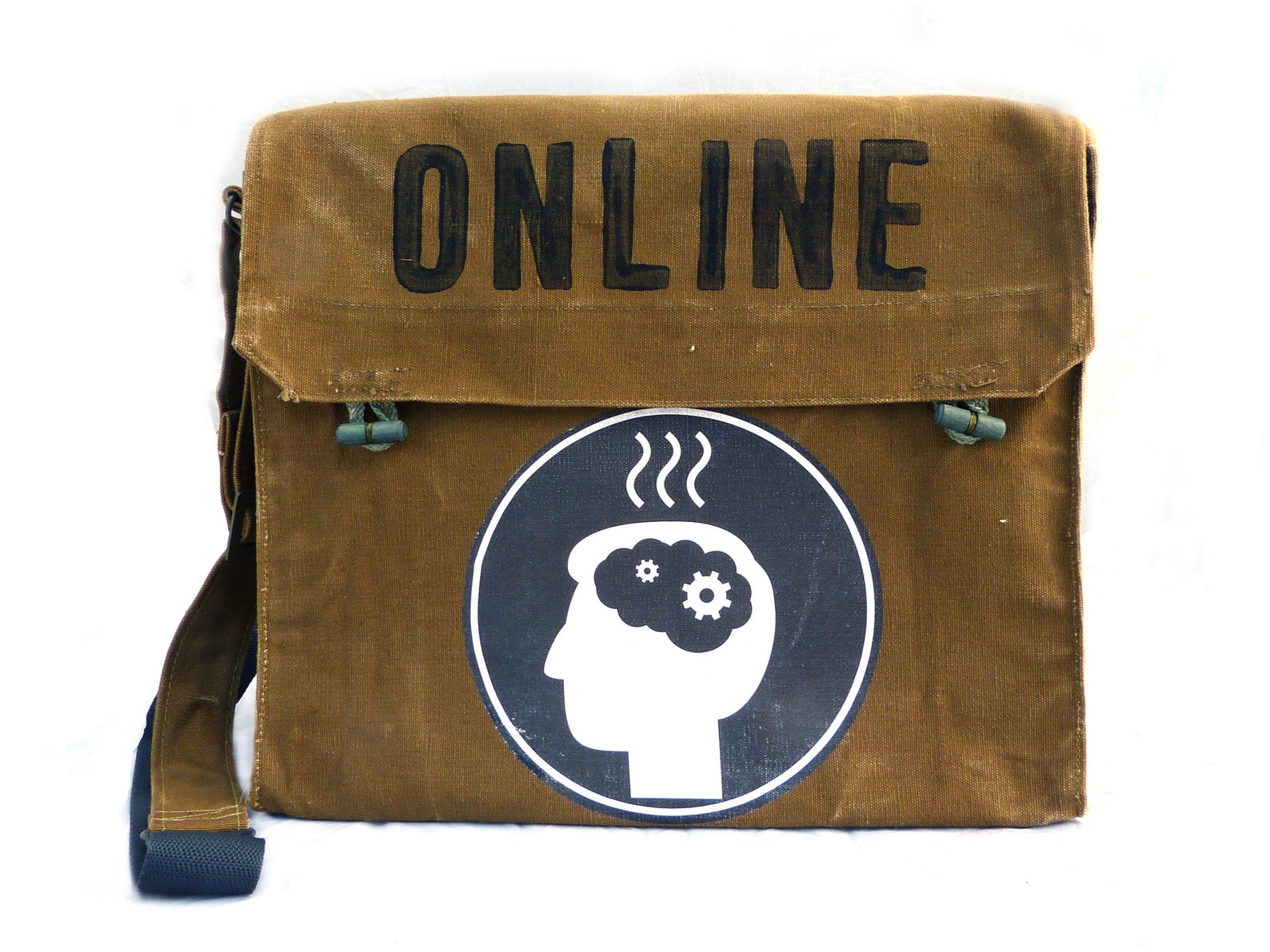 Online, Olive, Recycled Laptop Bag, School Bag, Shoulder Bag for Women ...