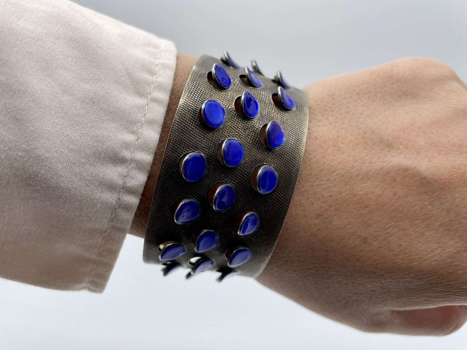 Scandinavian GRETE PRYTZ KITTELSEN Silver Mid Century Cuff - Etsy