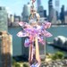 Crystal Angel Hanging Decor, Glass Prism Angel, Crystal Prism Hanging ...