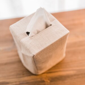 Oatmeal Tissue Box Cover - Etsy