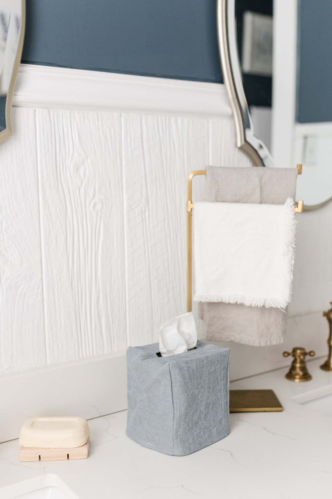 Sky Blue Tissue Box Cover - Etsy